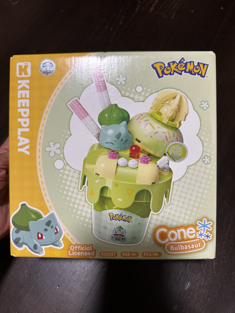 KeepPlay Pokemon Bulbasaur Cone Building Block Set, Hobbies & Toys ...