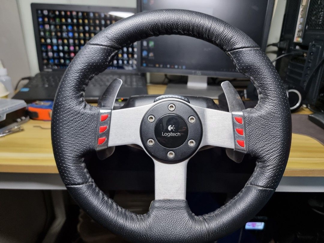 logitech g27 steering wheel set, Video Gaming, Gaming Accessories ...