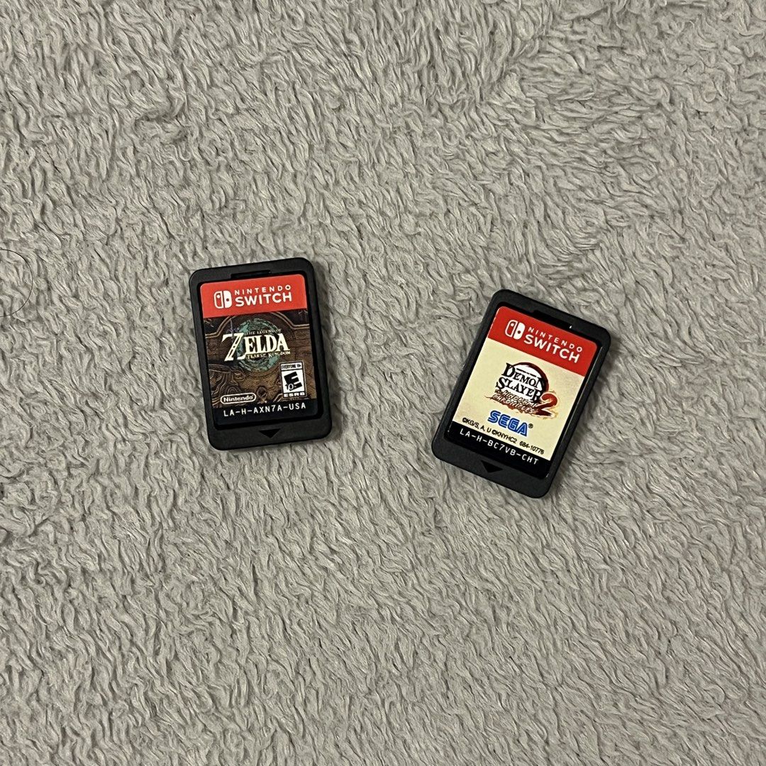 NINTENDO SWITCH GAMES - Zelda: TOTK & Demon Slayer: Hinokami Chronicles ...