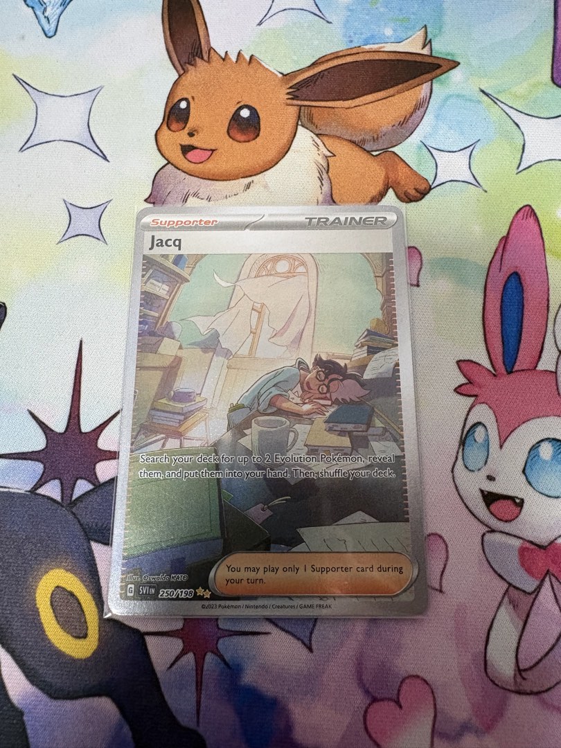 Pokemon SV Jacq SIR, Hobbies & Toys, Toys & Games on Carousell