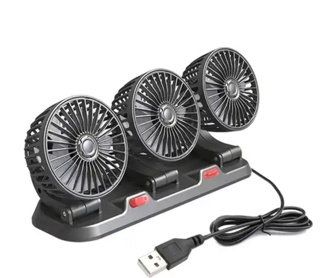 triple mini fan, Furniture & Home Living, Lighting & Fans, Fans on ...