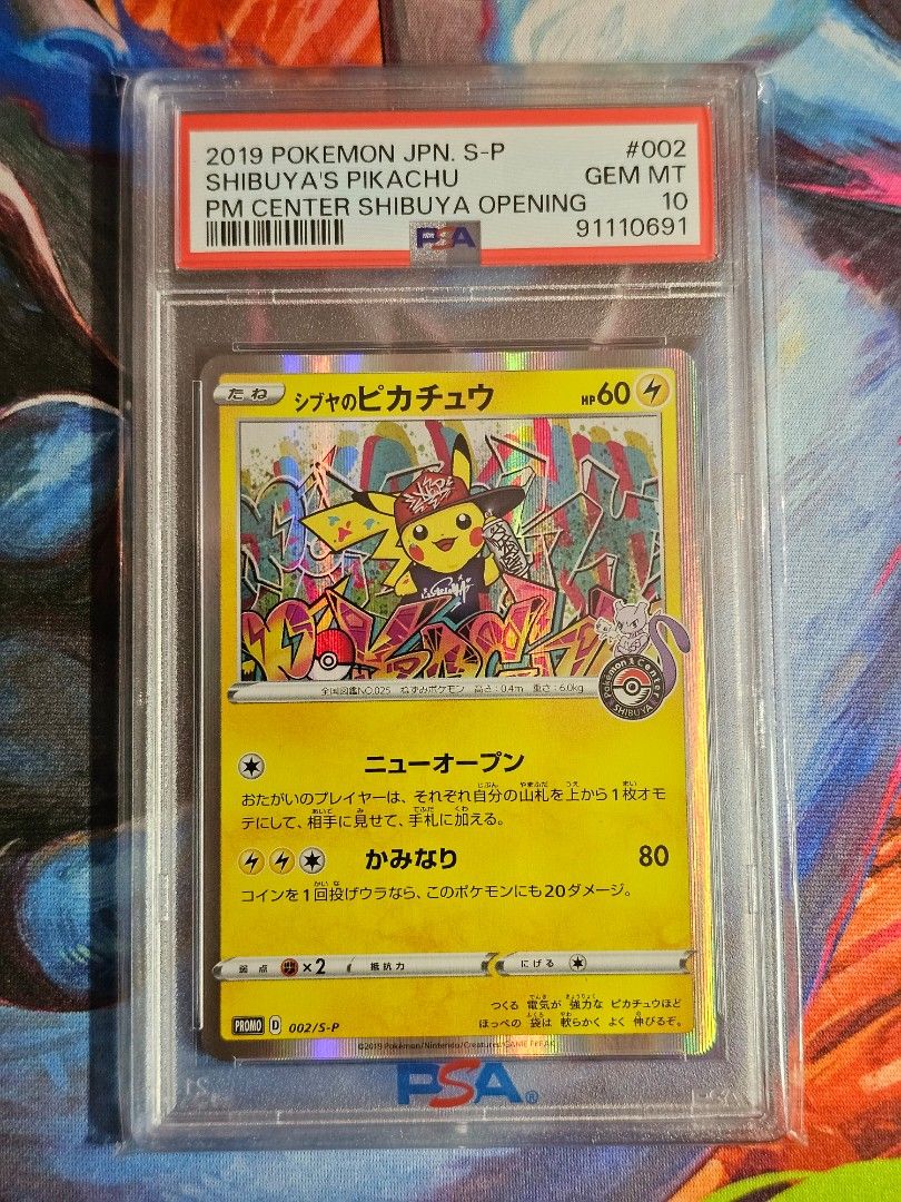 2019 Pokemon Center Shibuya's Pikachu PSA 10, Hobbies & Toys, Toys ...