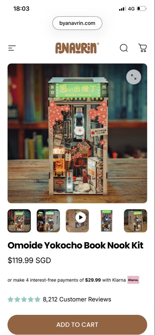 Anavrin - Omoide Yokocho Book Nook, Furniture & Home Living, Home Decor ...