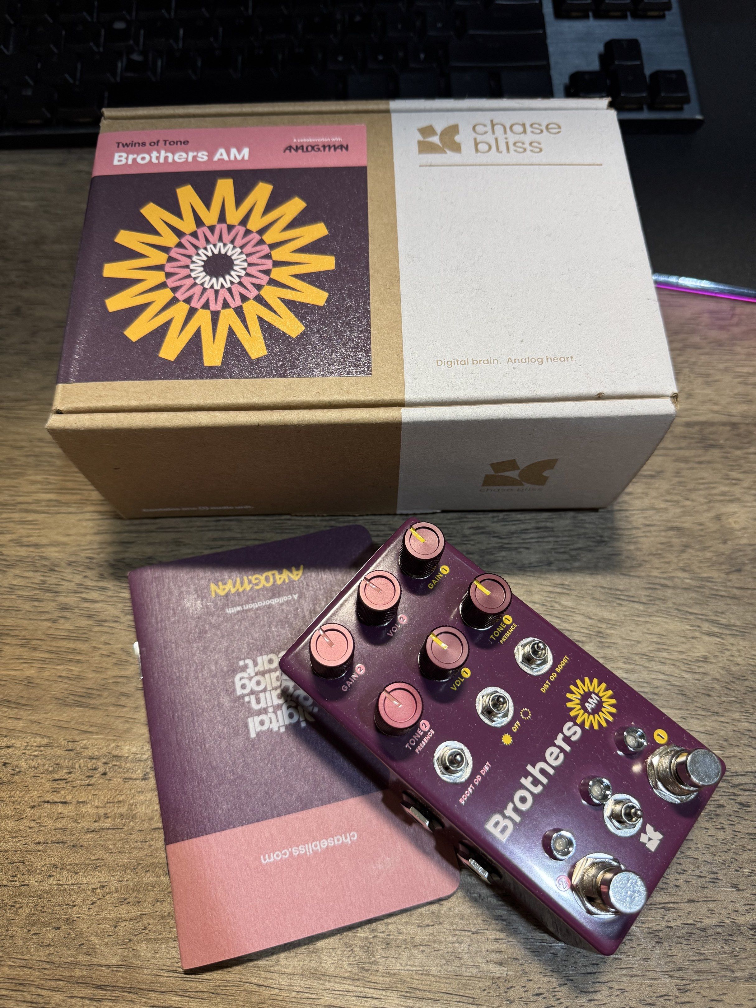 Chase Bliss Brother AM OD Dist Boost Pedal, Hobbies & Toys, Music ...