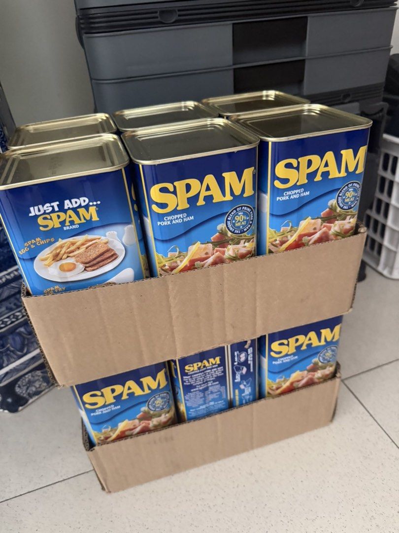 Giant SPAM and Corned beef - 1.8kg cans, Food & Drinks, Other Food ...