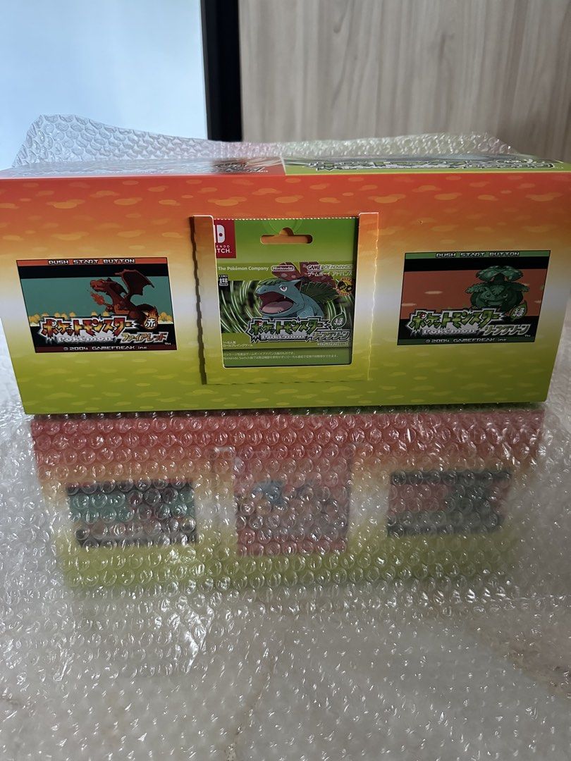 Pokemon FireRed, Pokemon LeafGreen box (No game), Video Gaming, Video ...