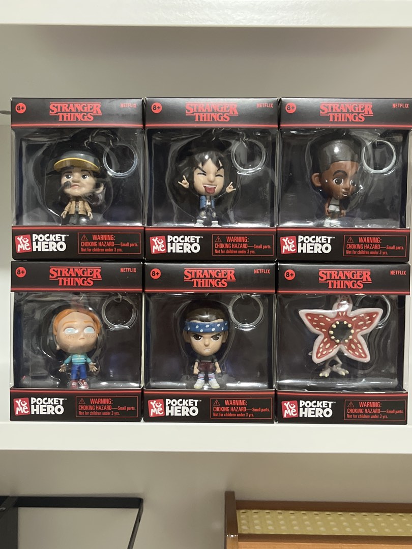 Stranger Things Pocket Hero Keychains, Hobbies & Toys, Memorabilia ...