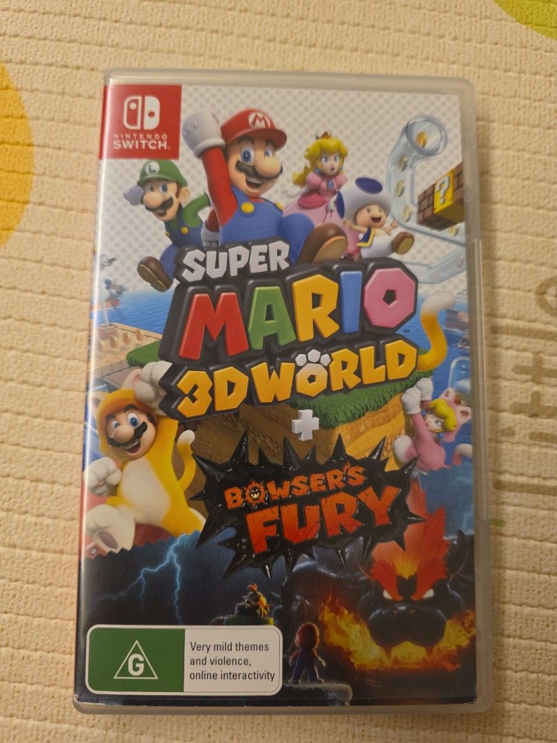 Super Mario 3D World + Bowser's Fury - Nintendo Switch, Video Gaming ...
