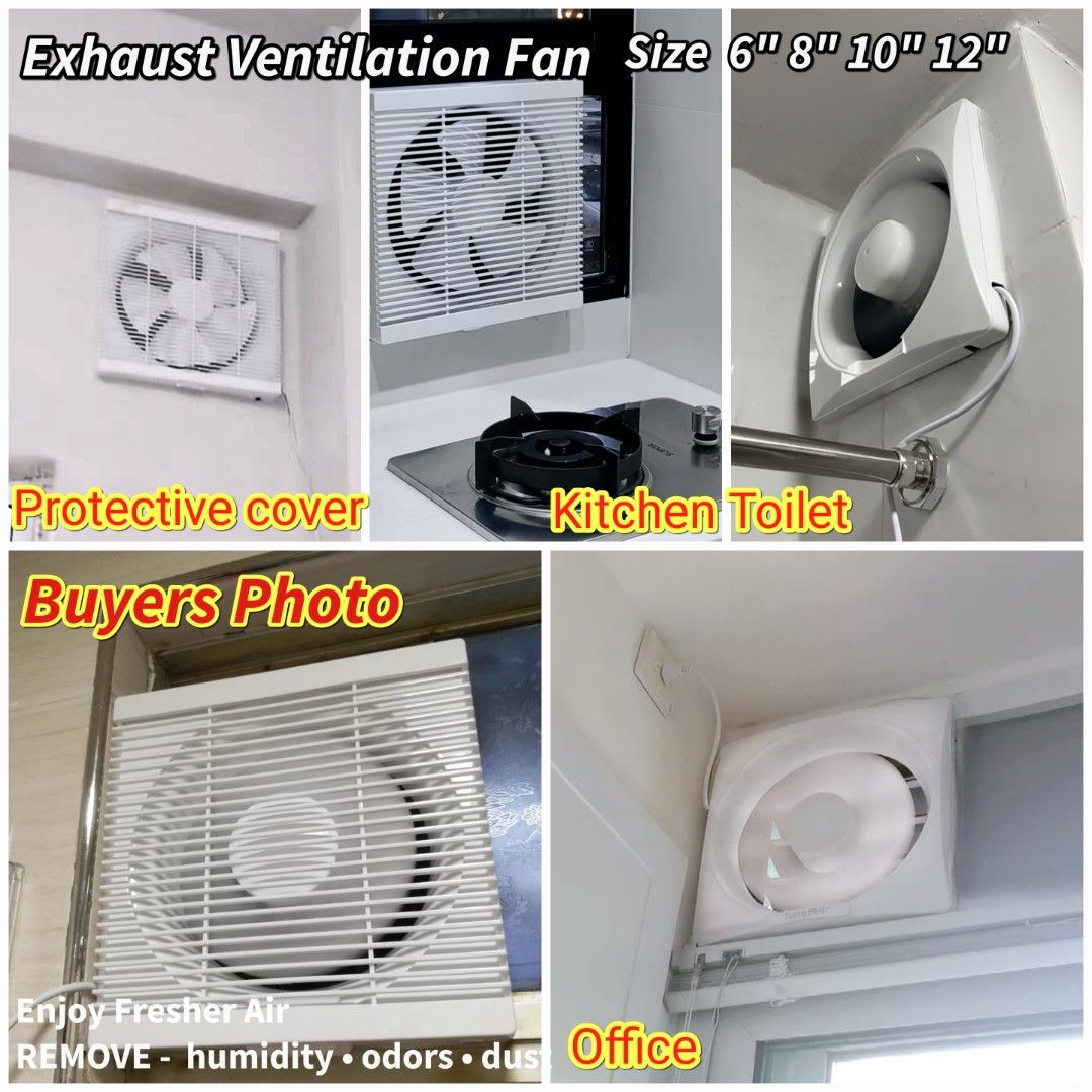 Ventilation fan exhaust fan toilet office, Furniture & Home Living ...