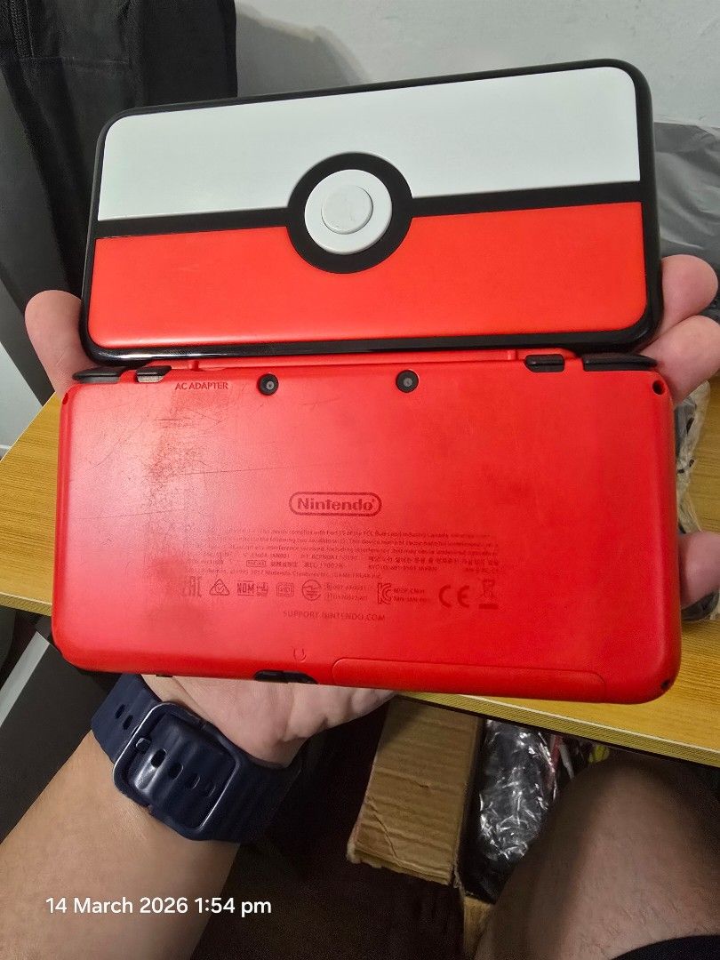 128GB modded Nintendo new 3ds/3ds xl/ll pokeball edition, Video Gaming ...