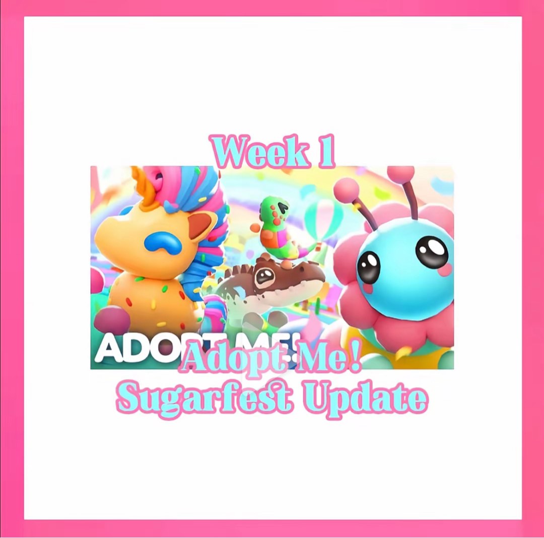 Adopt me! Sugarfest update 2026! -> Gummy guana, Candicorn, Cocoadile ...