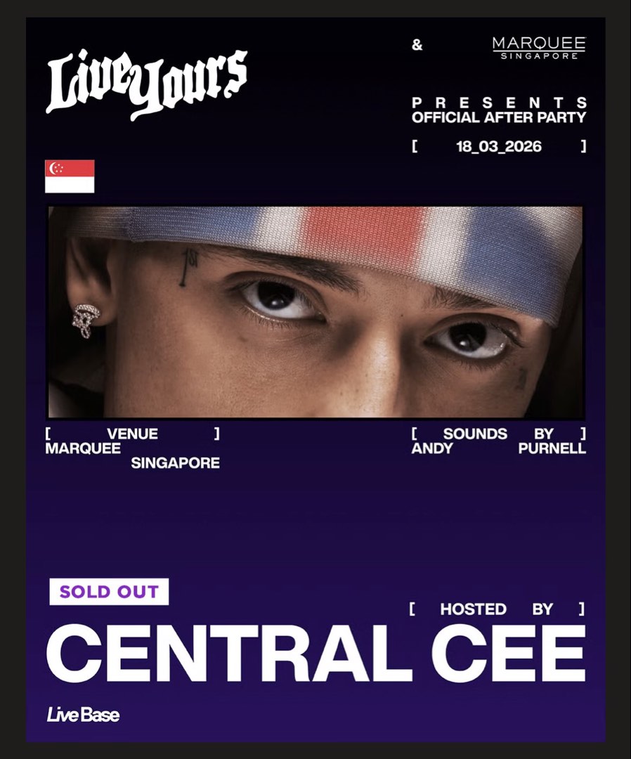 Central Cee Marquee Afterparty Tickets, Tickets & Vouchers, Event ...