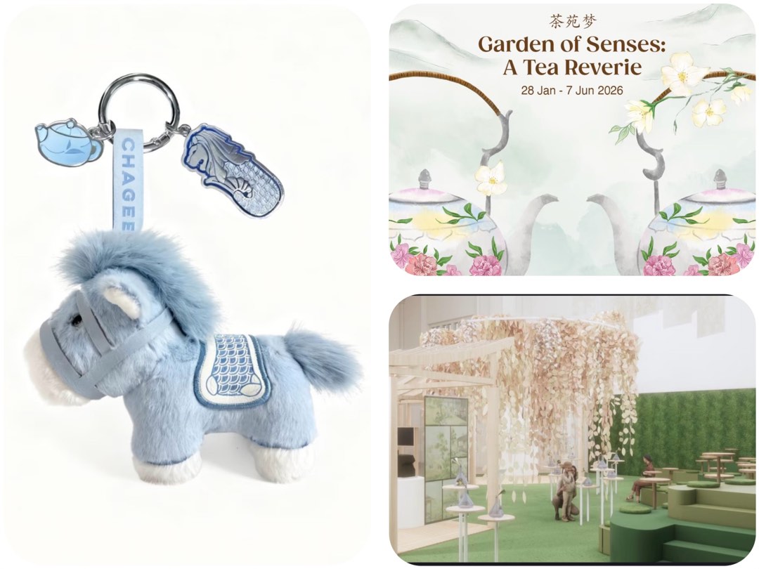 CHAGEE Garden of Senses Keychain & Plushie blue pony, Hobbies & Toys ...
