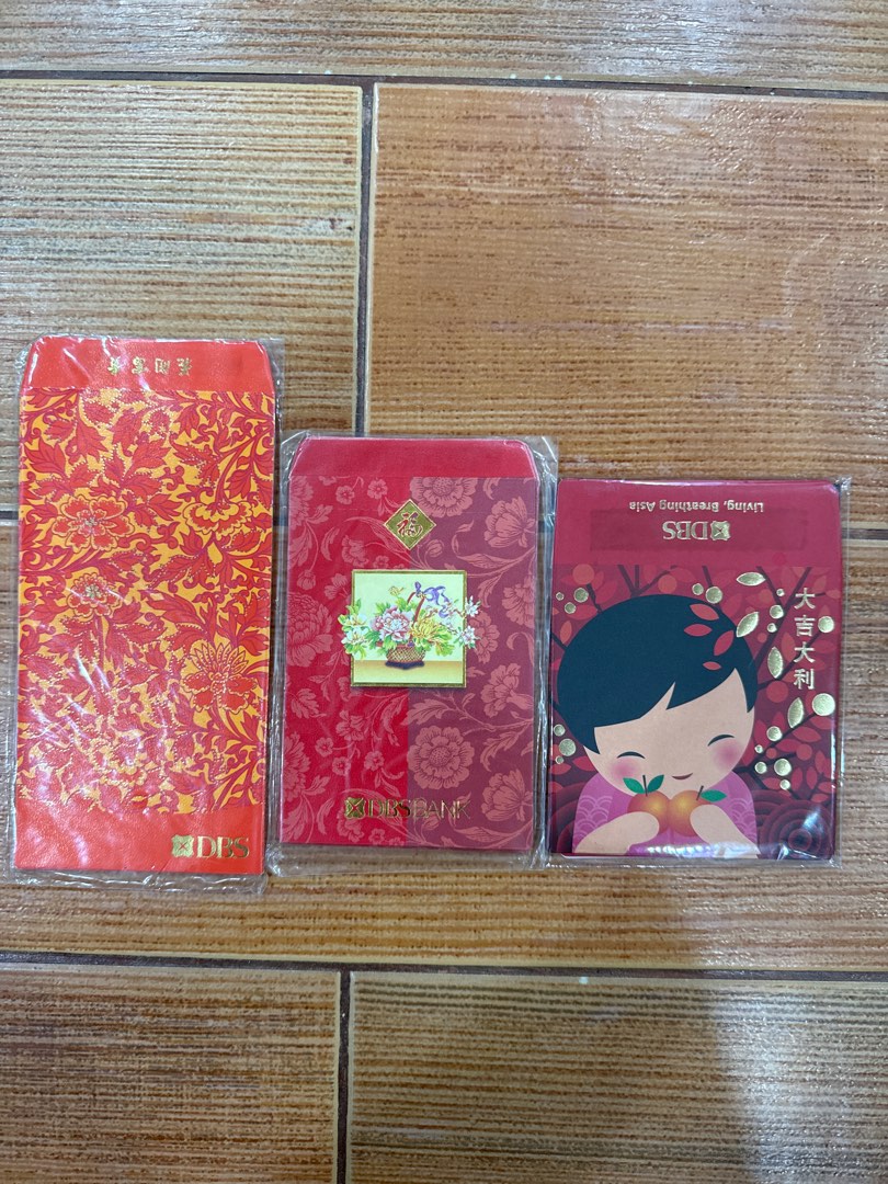DBS Red Packets (All 3 packs), Hobbies & Toys, Stationery & Craft ...