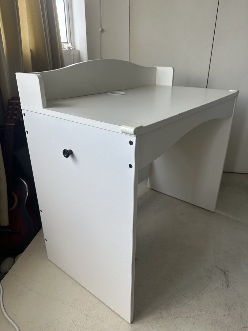 IKEA White Desk, Furniture & Home Living, Furniture, Tables & Sets on ...