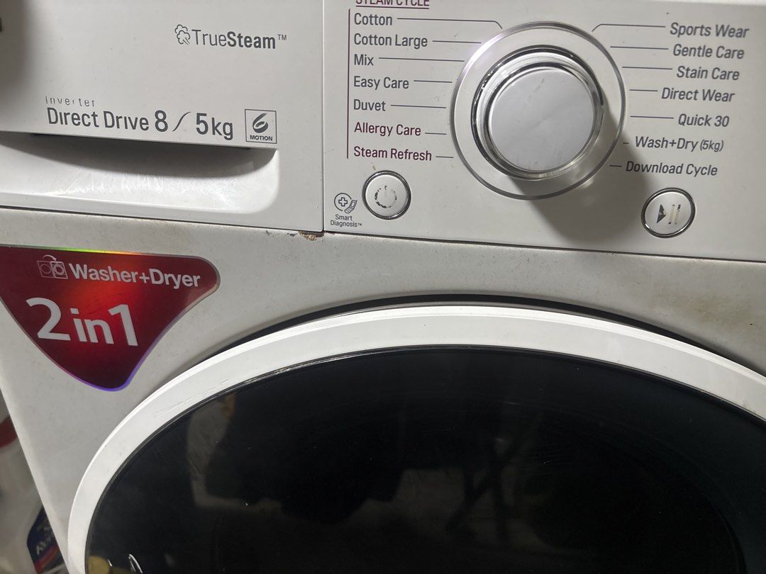 LG Washing Machine - Inverter Direct Drive Motor, TV & Home Appliances ...