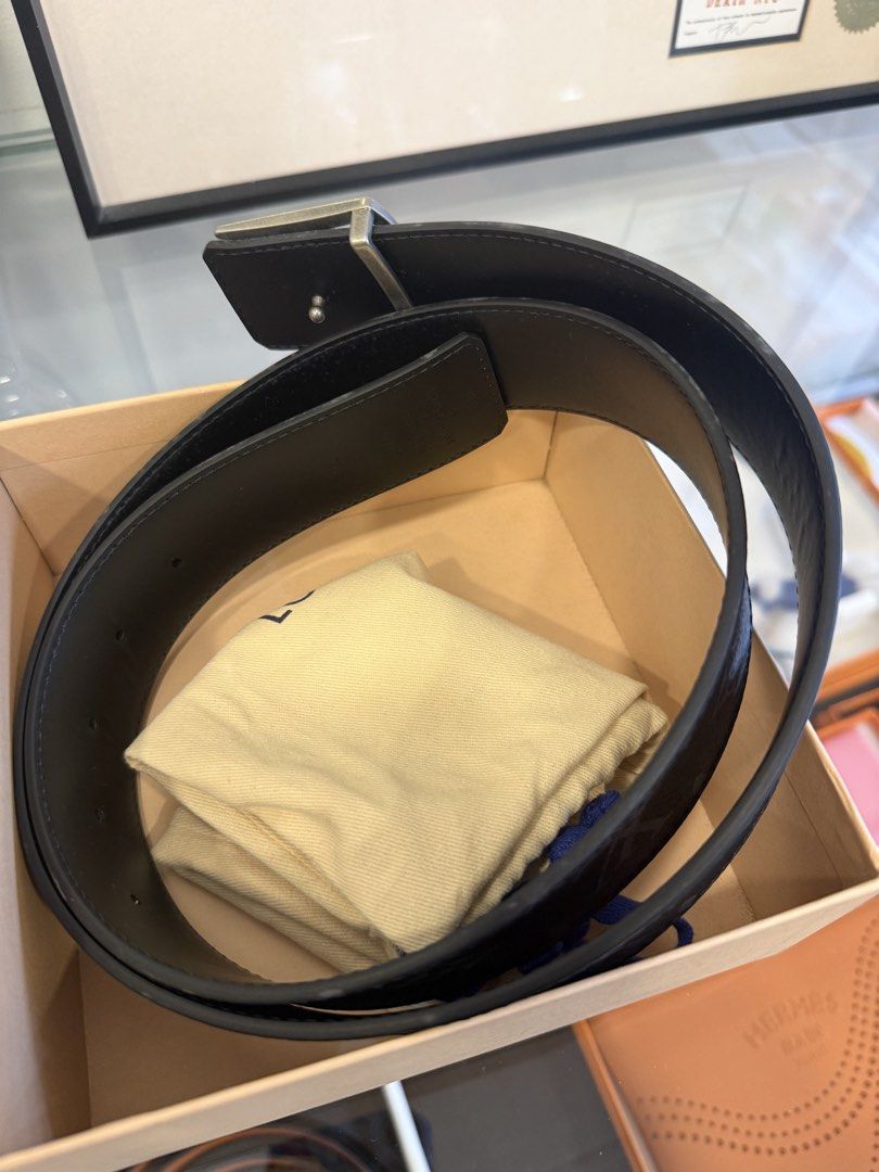 Louis Vuitton LV Initiales Belt (Monogram Eclipse), Luxury, Accessories ...