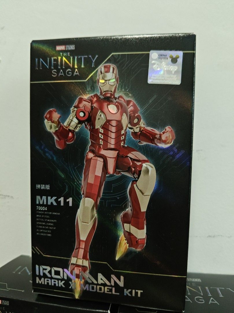 XJ BLOCK Marvel Studios The Infinity Saga - Tony Stark Iron Man mini ...