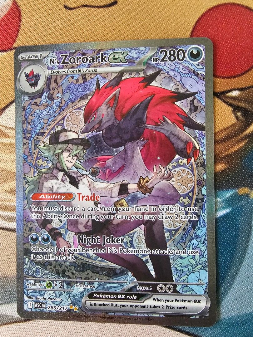 N's Zoroark ex - 286/217 - ME: Ascended Heroes (ASC), Toys ...