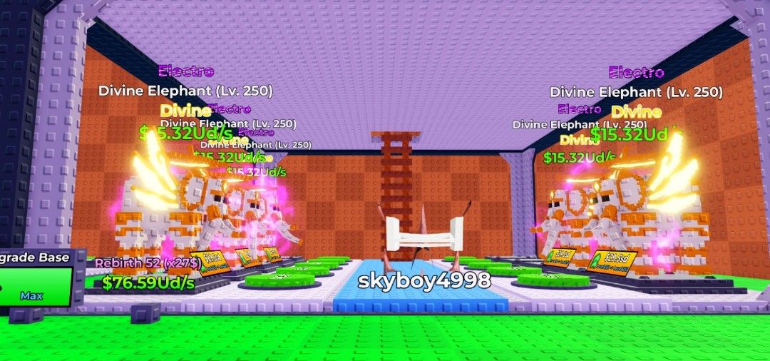 Roblox Cut Grass for Brainrot Divine Elephant (Max Lv. 250) - Eletro ...