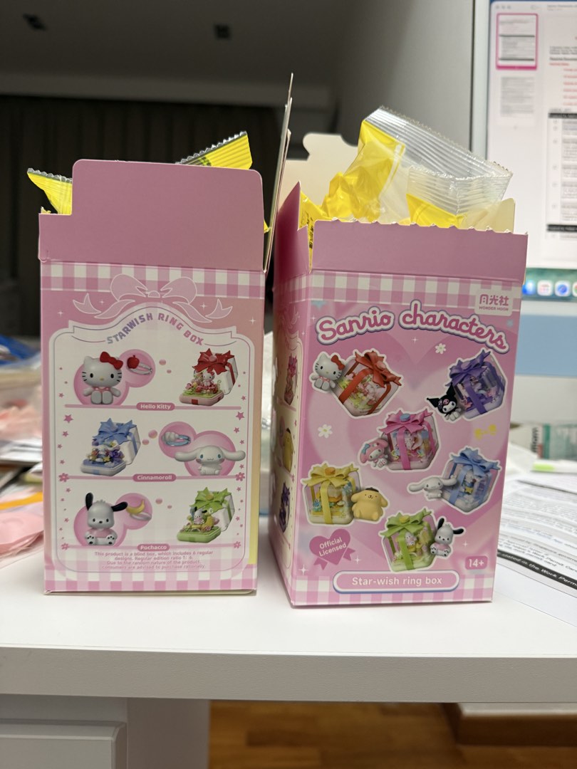 Sanrio Starwish Ring Box - Blind Box (pompompurin / cinnamoroll ...