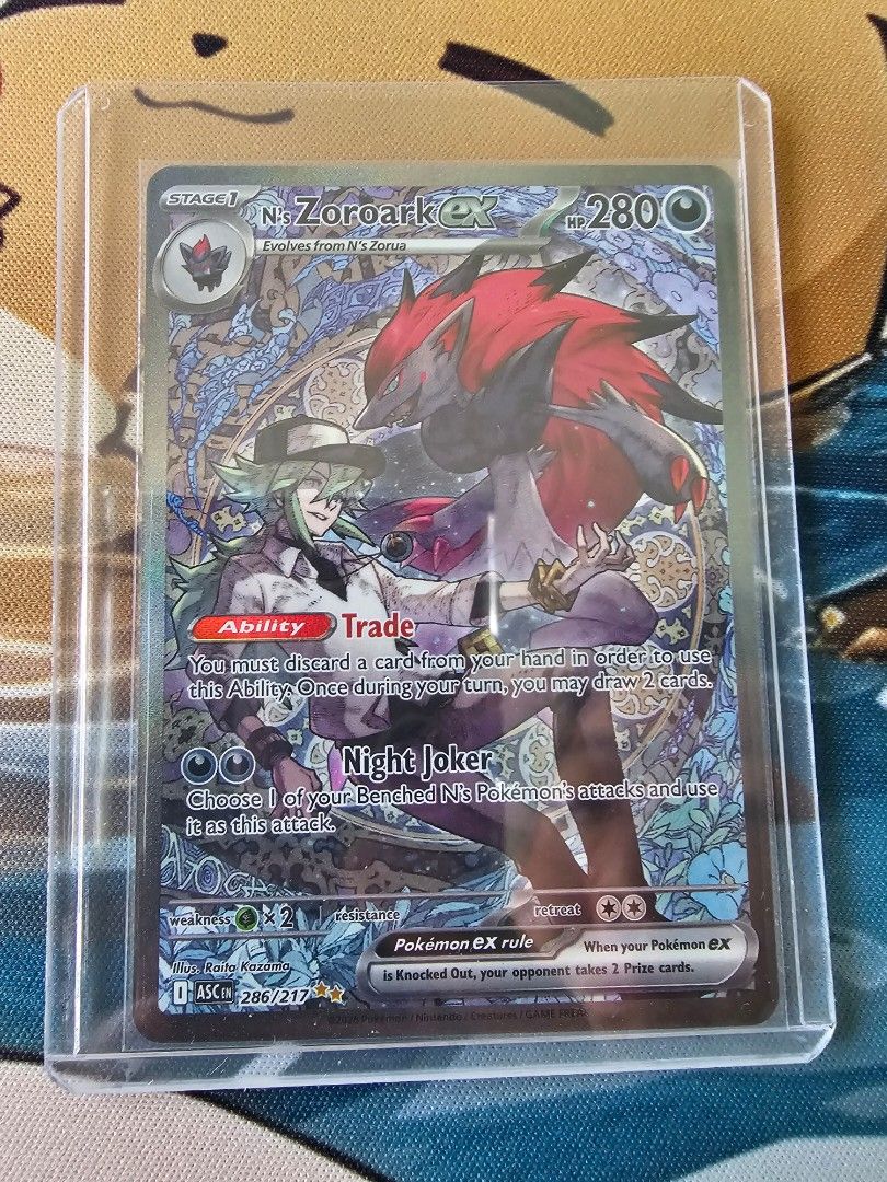 N's Zoroark ex - 286/217 - ME: Ascended Heroes (ASC), Hobbies & Toys ...