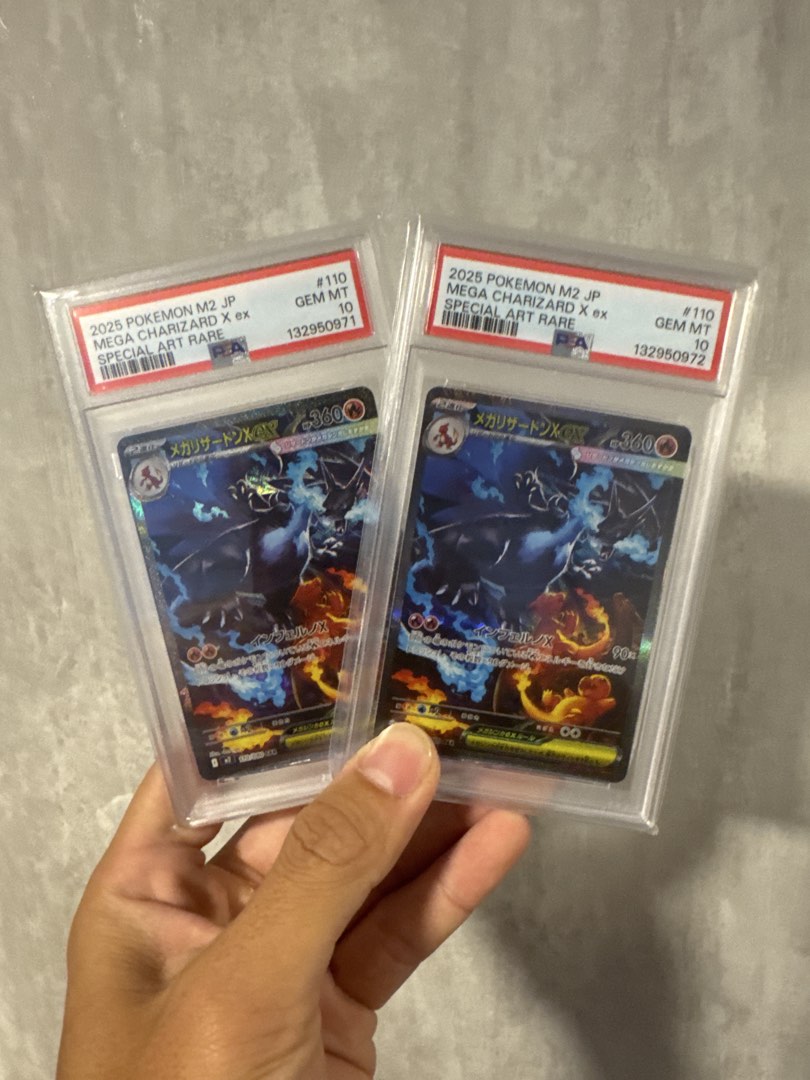 2025 Pokemon M2 JP Mega Charizard X ex Special Art Rare PSA 10, Hobbies ...