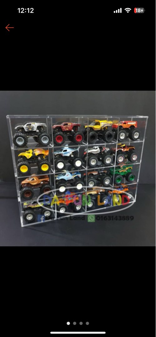 Acrylic Display Rack for Monster Jam Trucks, Hobbies & Toys, Toys ...