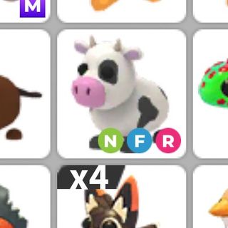 Adopt me pet / NFR cow, Video Gaming, Gaming Accessories, In-Game ...