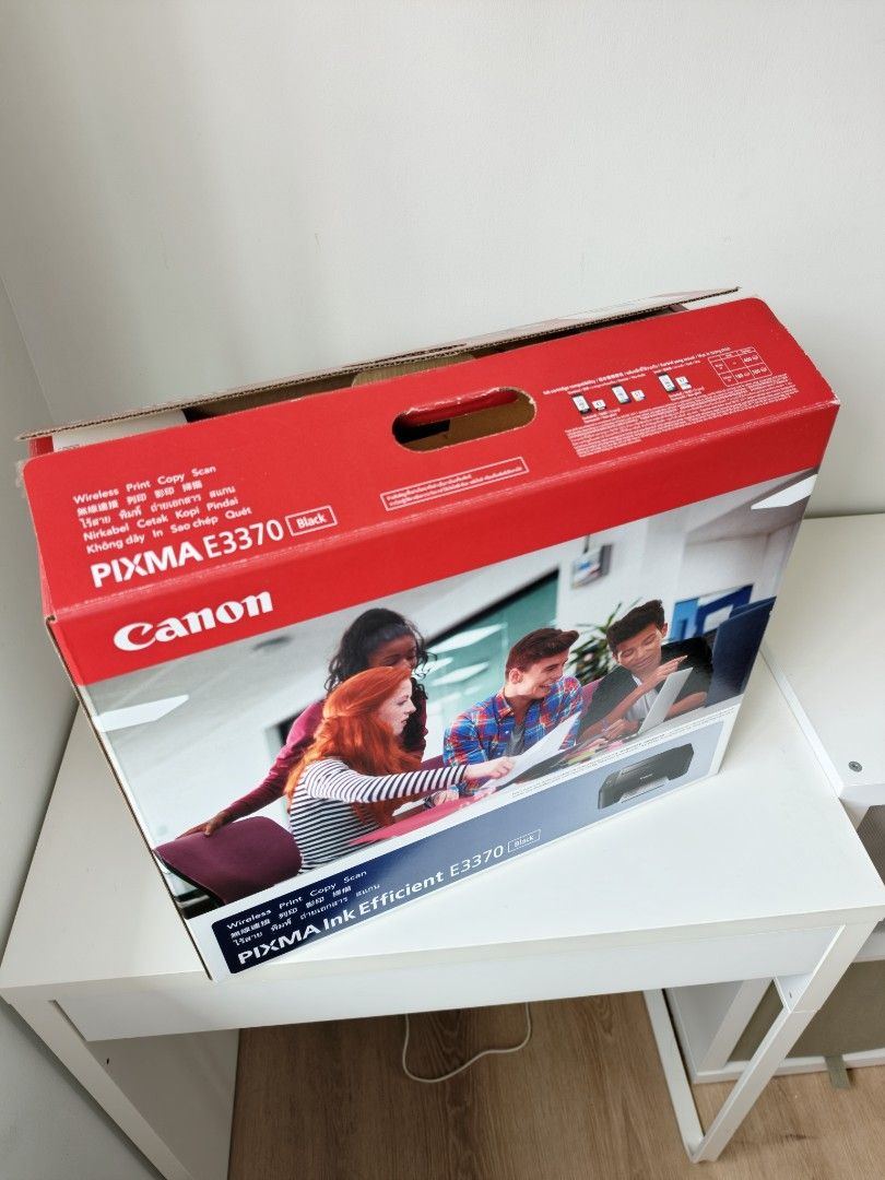 Canon PIXMA E3370 Printer - Black, Computers & Tech, Printers, Scanners ...
