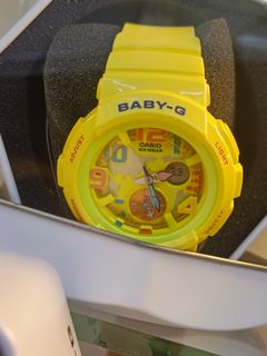 Casio Baby-G Watch - Blue and Yellow, Women's Fashion, Watches ...