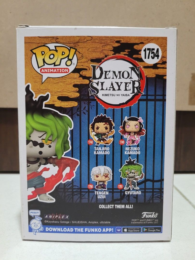 Funko Pop! Demon Slayer — Gyutaro (Blood Attack) #1754 | Upper Moon Six ...