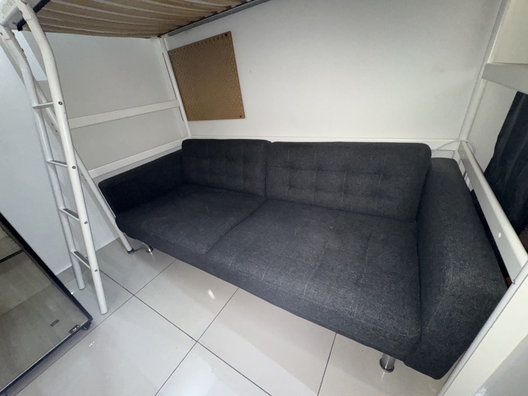IKEA LANDSKRONA 3 seater sofa gunnard Dark Grey, Furniture & Home ...