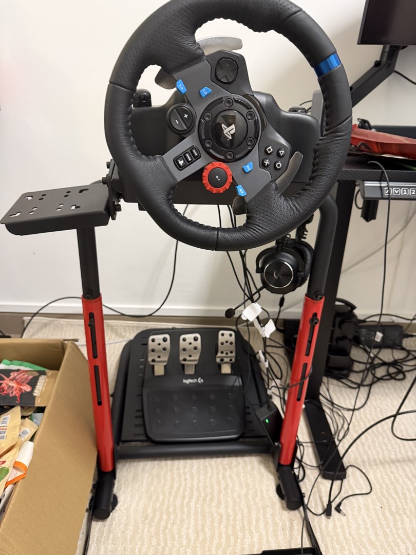 Logitech G29 Racing Wheel and Stand, Video Gaming, Gaming Accessories ...