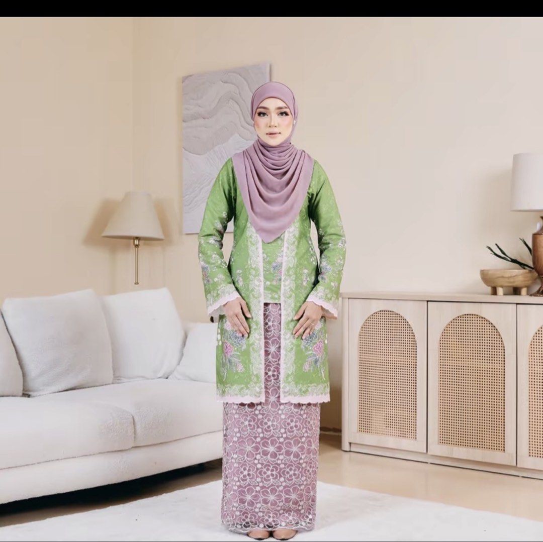 Matcha strawberry by jelita wardrobe, Women's Fashion, Muslimah Fashion ...