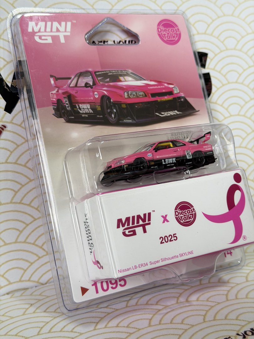 Mini GT Nissan LB-ER34 Super Silhouette Skyline GIVE Charity Susan G ...