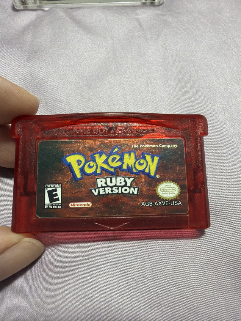 Pokemon Ruby Version Game Boy Advance Cartridge, Video Gaming, Video ...