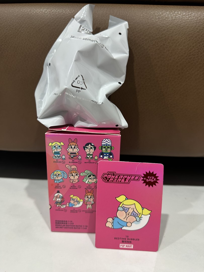 Pop Mart Powerpuff Girls Bedtime Bubbles Figure, Hobbies & Toys, Toys ...