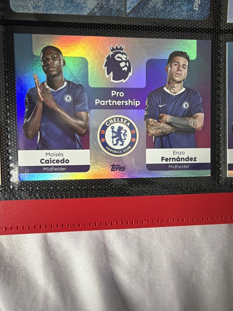 Topps Premier League Pro Partnership Chelsea Card, Hobbies & Toys, Toys ...