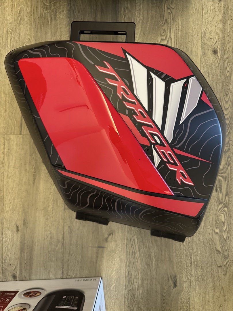 Side pannier (Left & Right) Yamaha tracer 9gt , Motorcycles, Motorcycle ...