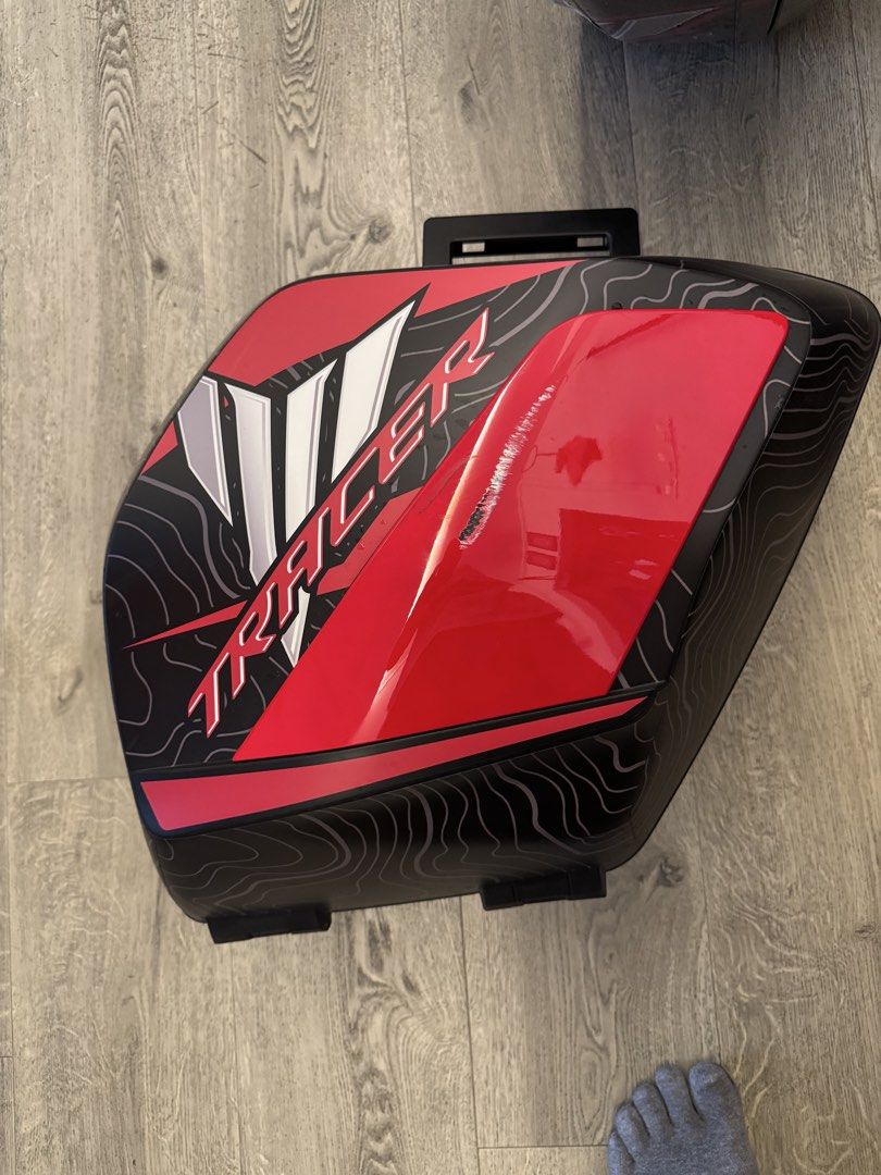 Side pannier (Left & Right) Yamaha tracer 9gt , Motorcycles, Motorcycle ...