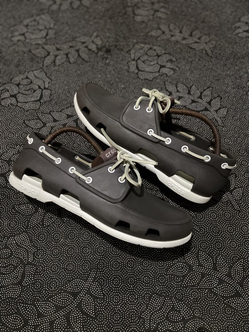 Crocs Beach Line Boat Shoes🔥, Men's Fashion, Footwear, Casual Shoes on ...