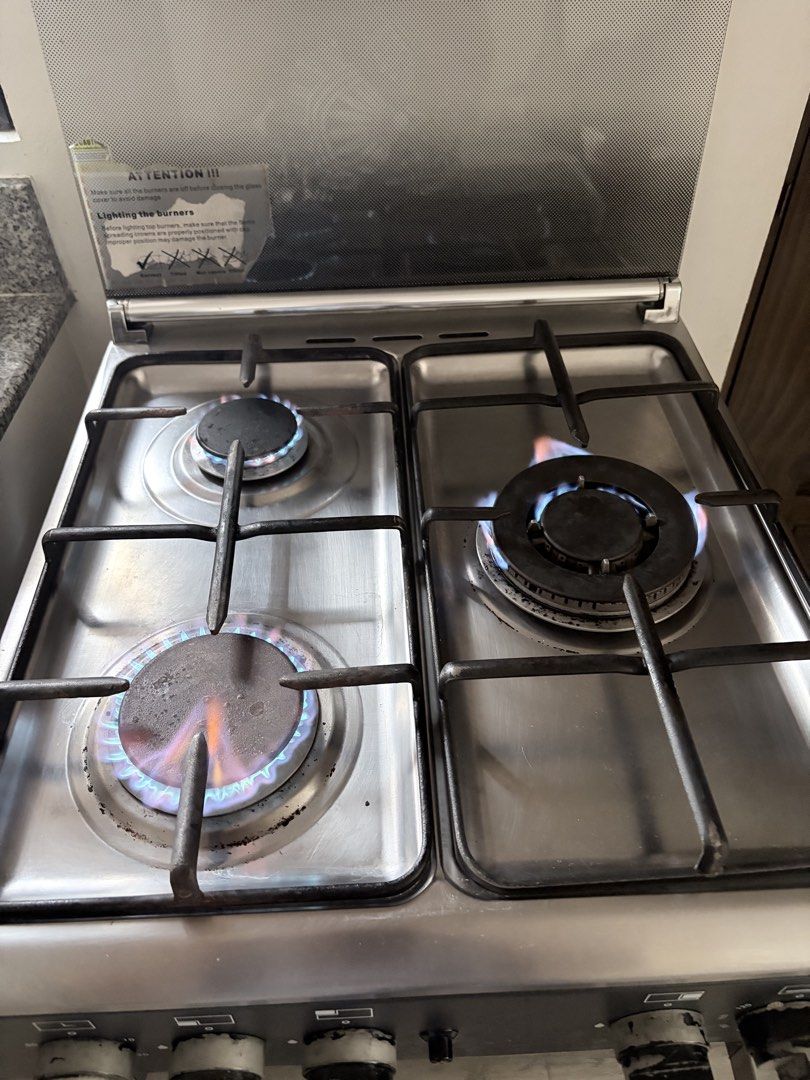 Fujidenzo 3- Burner Gas Range with Oven, TV & Home Appliances, Kitchen ...