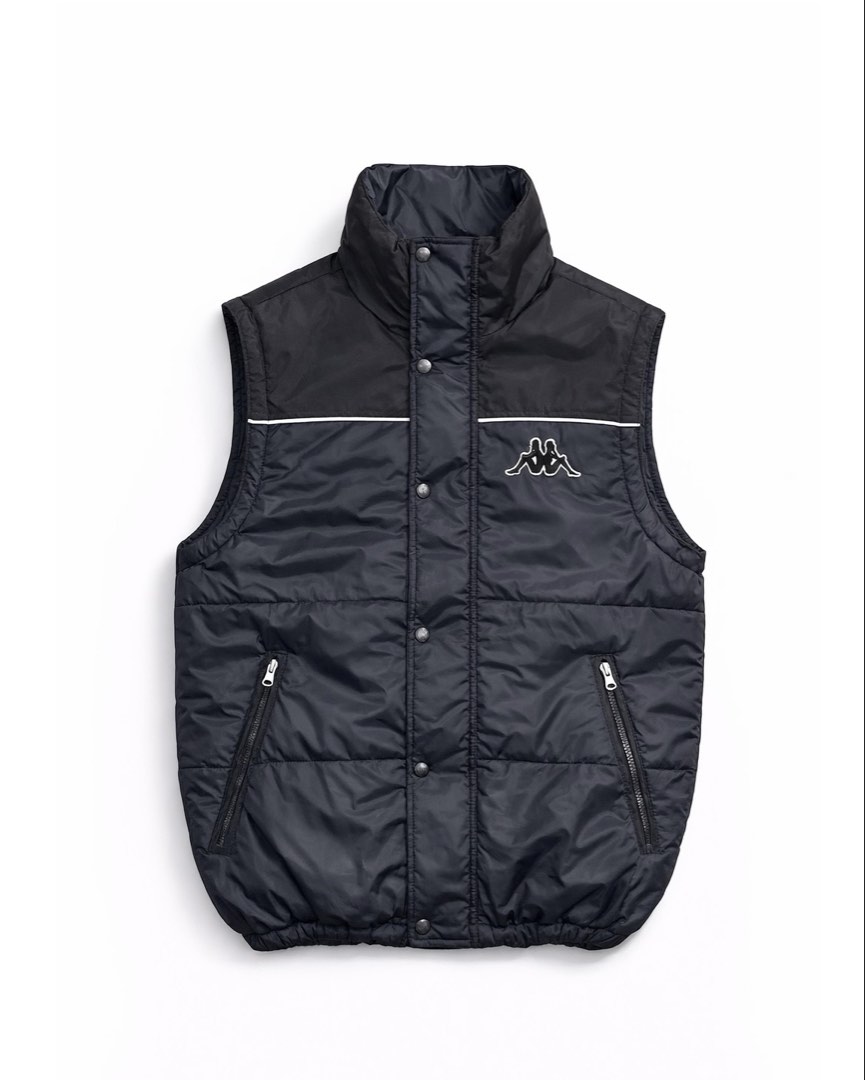 Kappa Viatto Puffer Jacket | Vest Nuptse Jaket Bulang Black Original ...