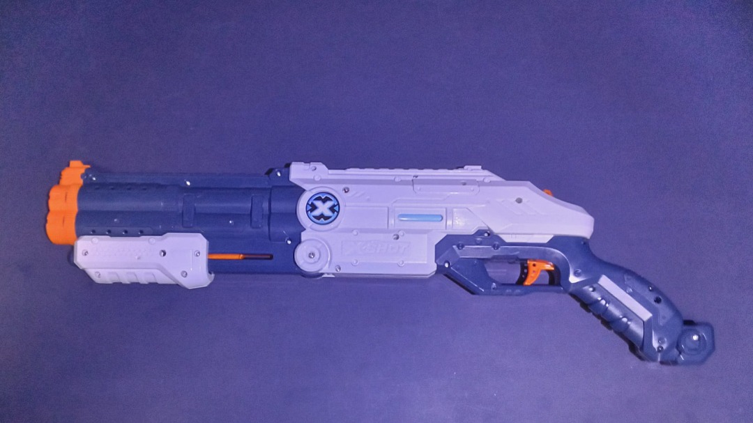 Modded X-Shot Excel Crusher (Now it shoots... TWO darts!), Hobbies ...
