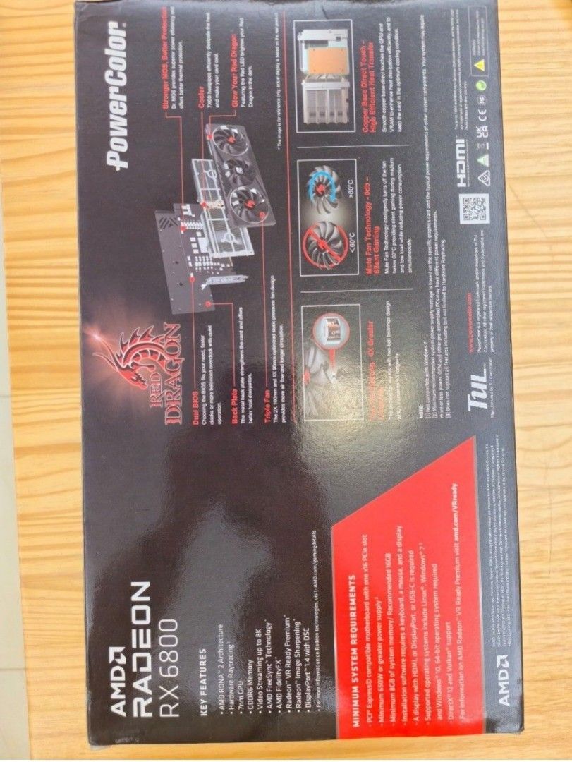 PowerColor Red Dragon RX 6800 顯示卡 ( 本人想要2060/1070ti), 電腦＆科技, 電腦周邊及配件 ...