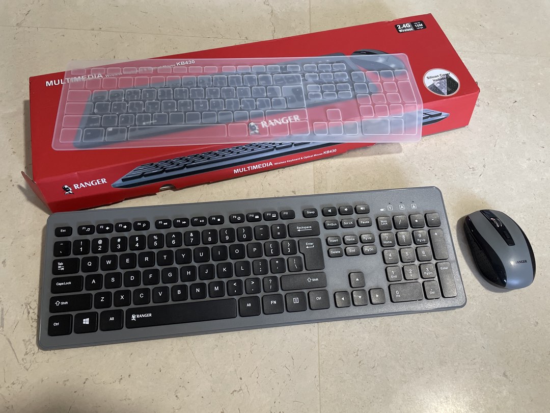 Ranger wireless Bluetooth Keyboard and Mouse Combo KB430, Computers ...