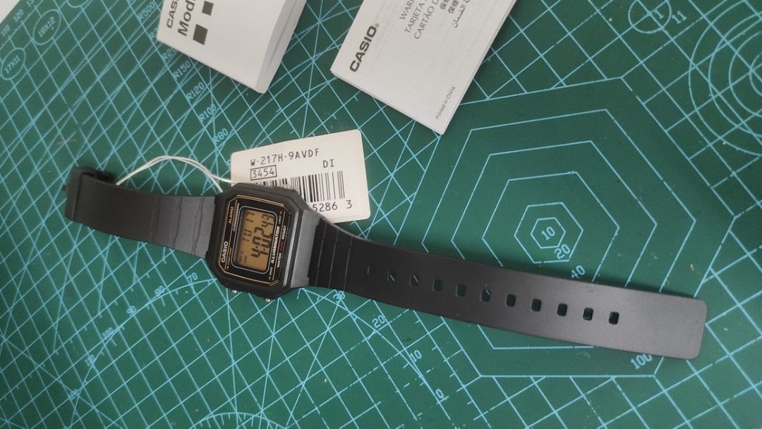 Casio Digital Watch W-217H-9AVDF, Men's Fashion, Watches & Accessories ...