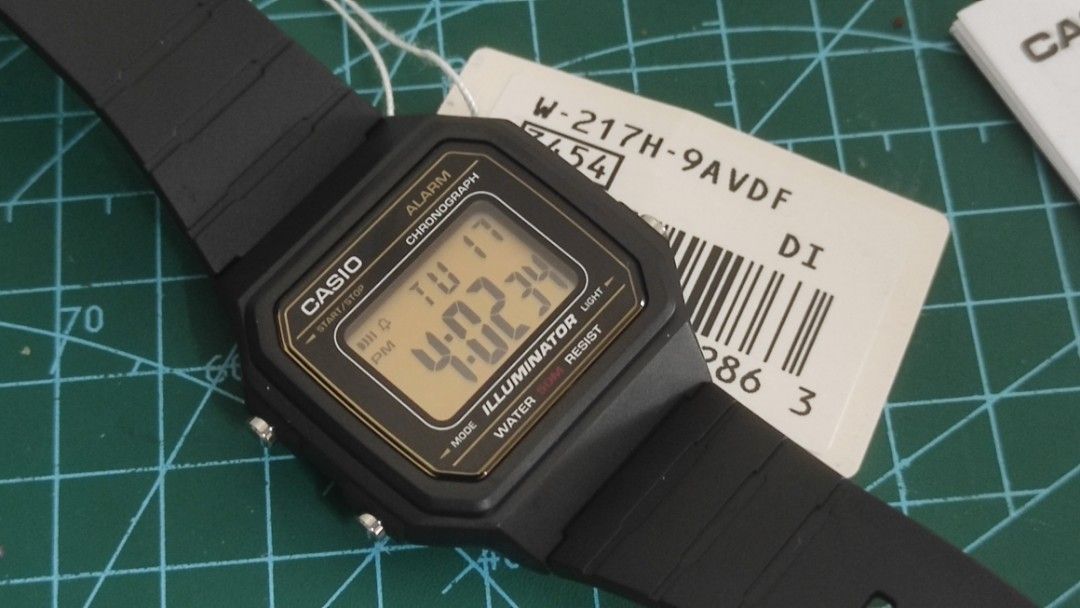 Casio Digital Watch W-217H-9AVDF, Men's Fashion, Watches & Accessories ...