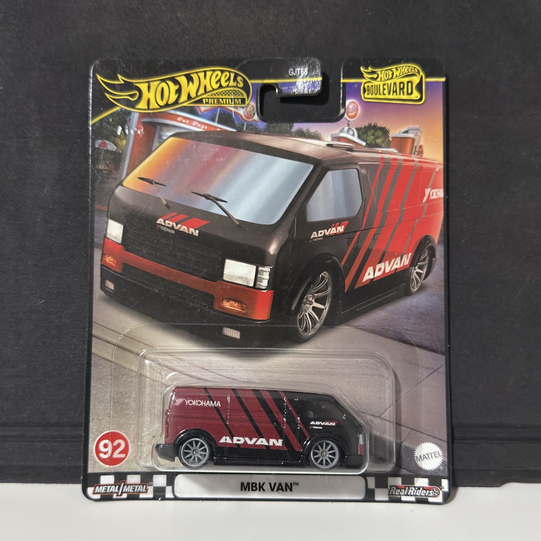 Hot Wheels Premium MBK Van Advan Yokohama #92 Hot Wheel Boulevard Real ...